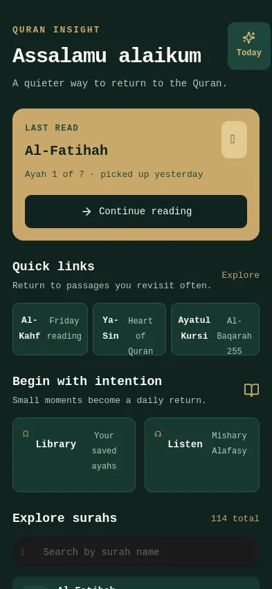 Quran Insight Mobile