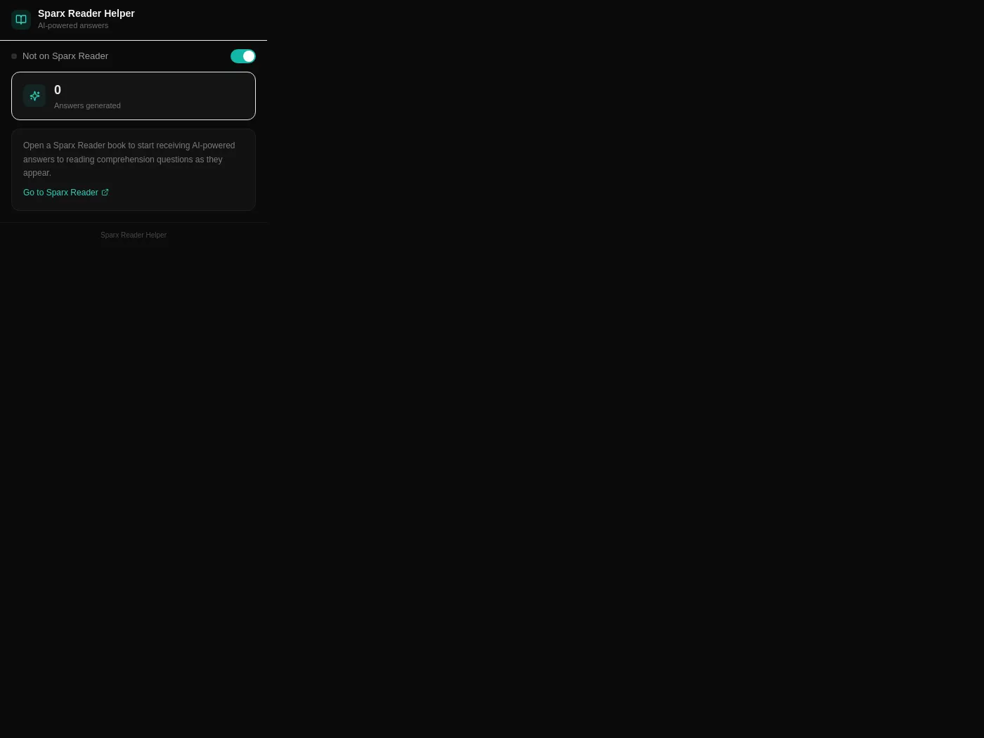 Sparx Reader Helper