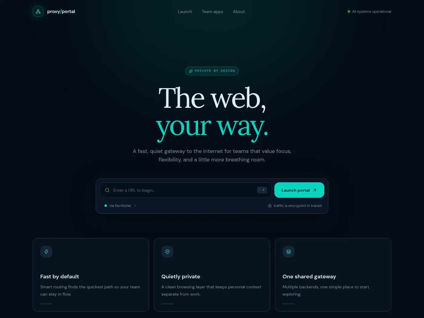 Proxy Portal