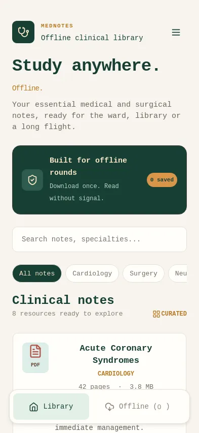 MedNotes Offline Viewer