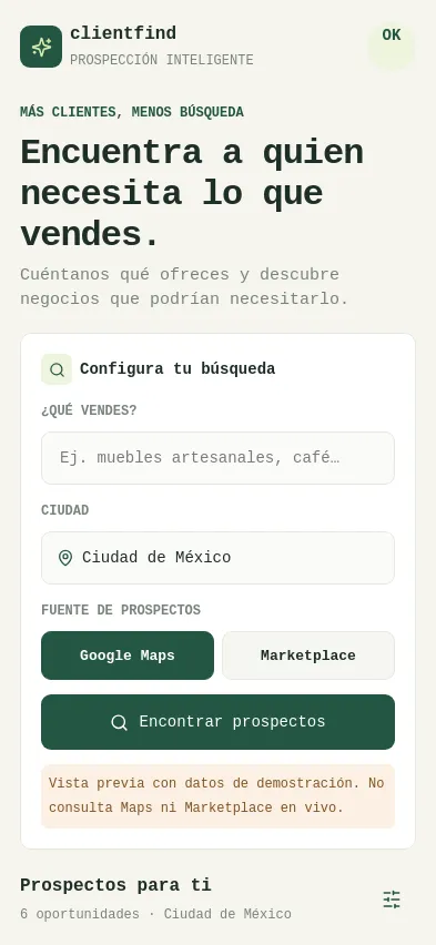 ClientFinder AI Mobile