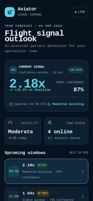 Aviator Signal Predictor