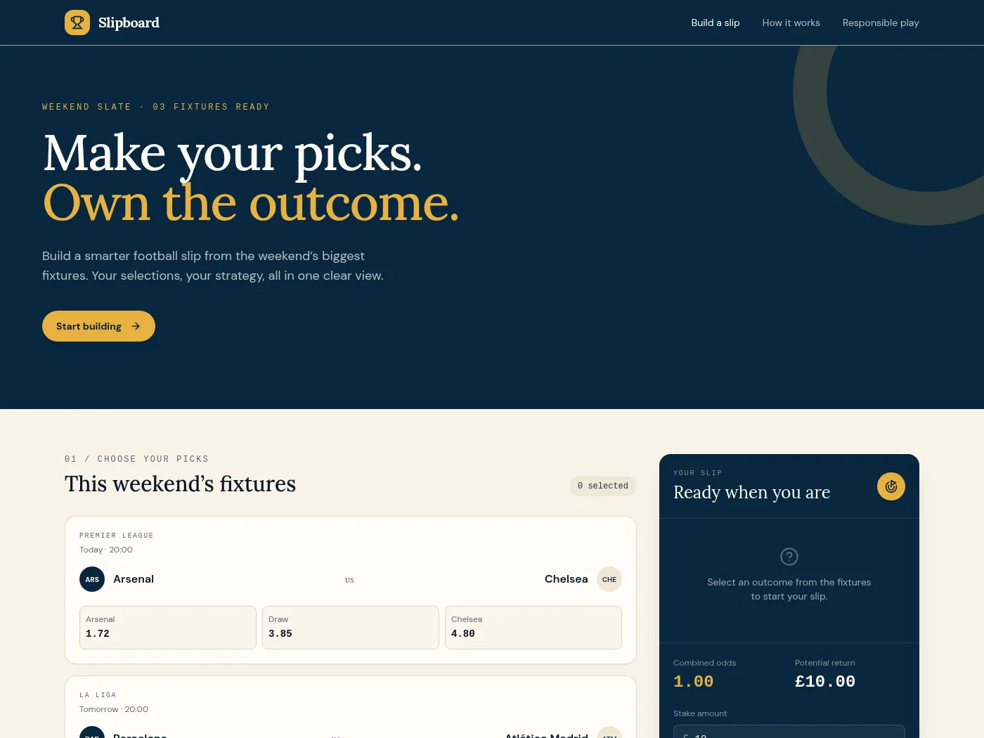 Football Slips Tracker