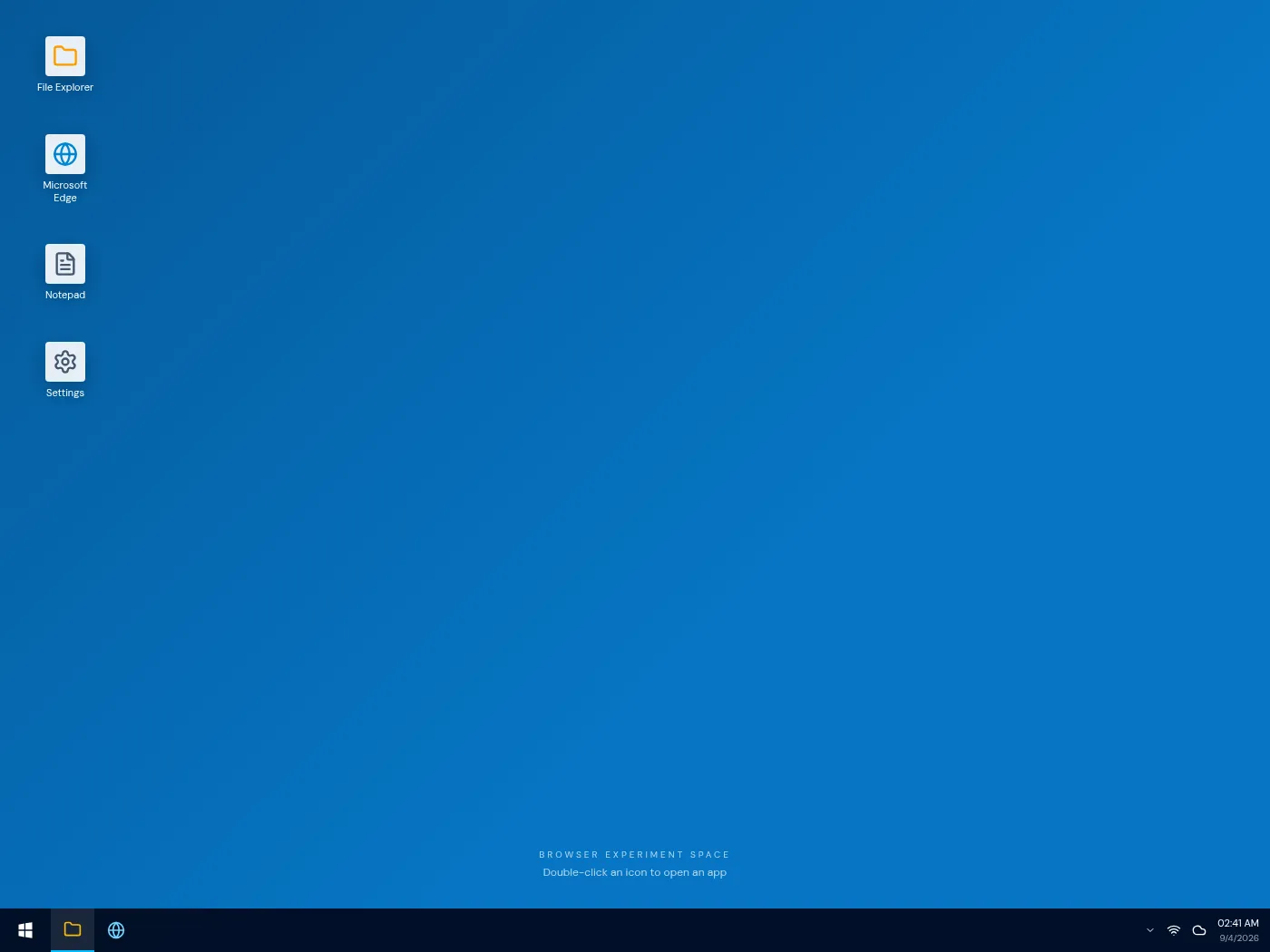 Web Windows 10 Replica