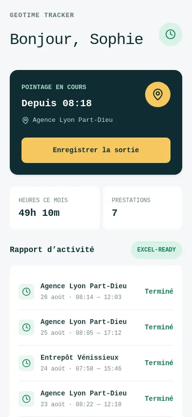 GeoTime Tracker Mobile