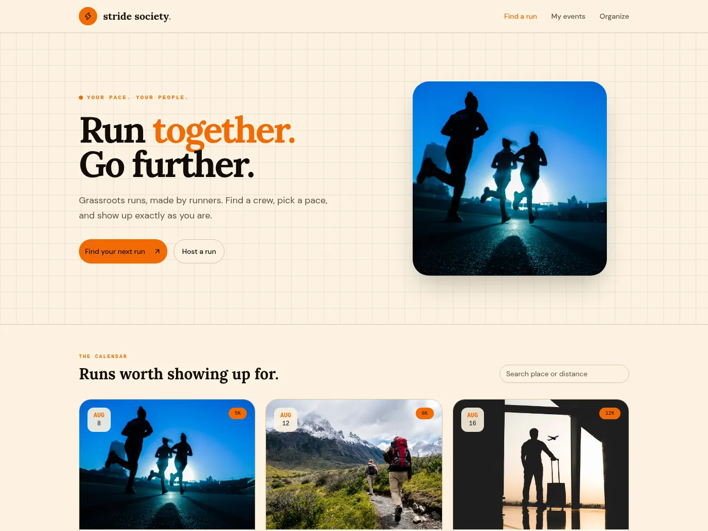 Stride Society PWA