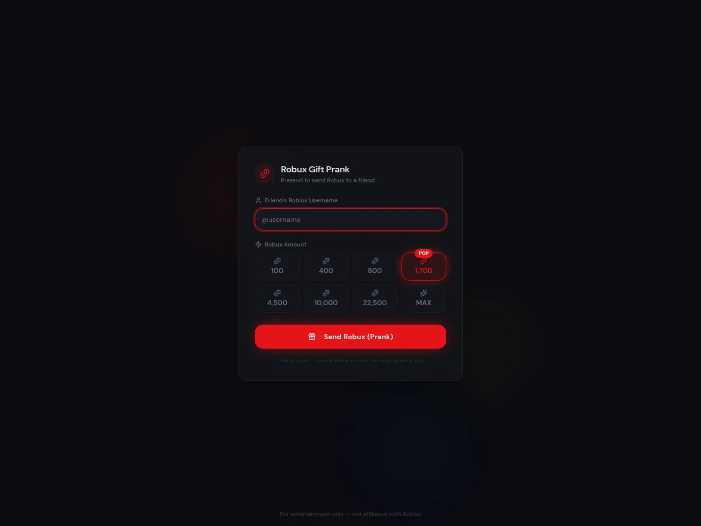 Roblox Friends Prank App