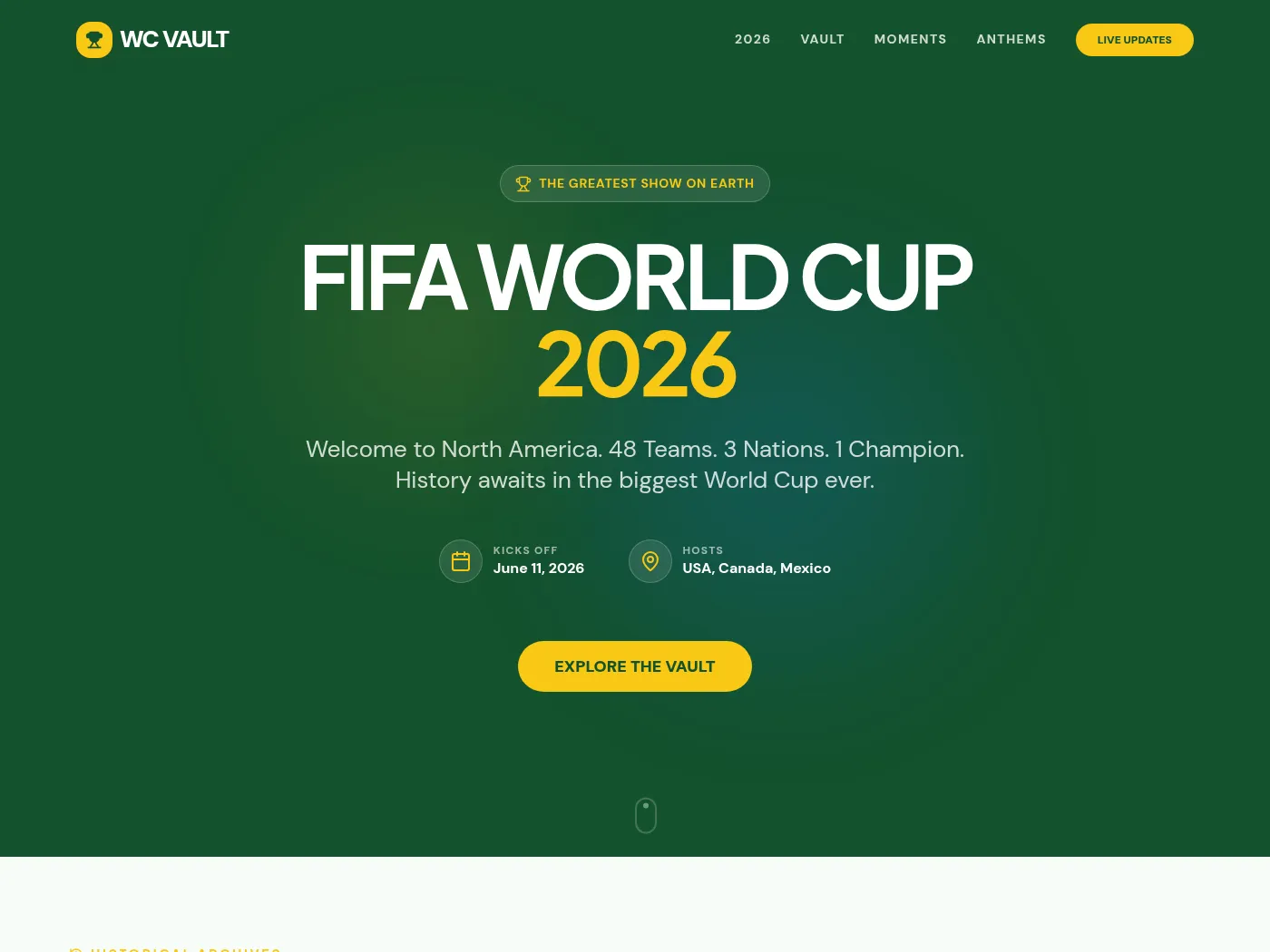 World Cup Vault