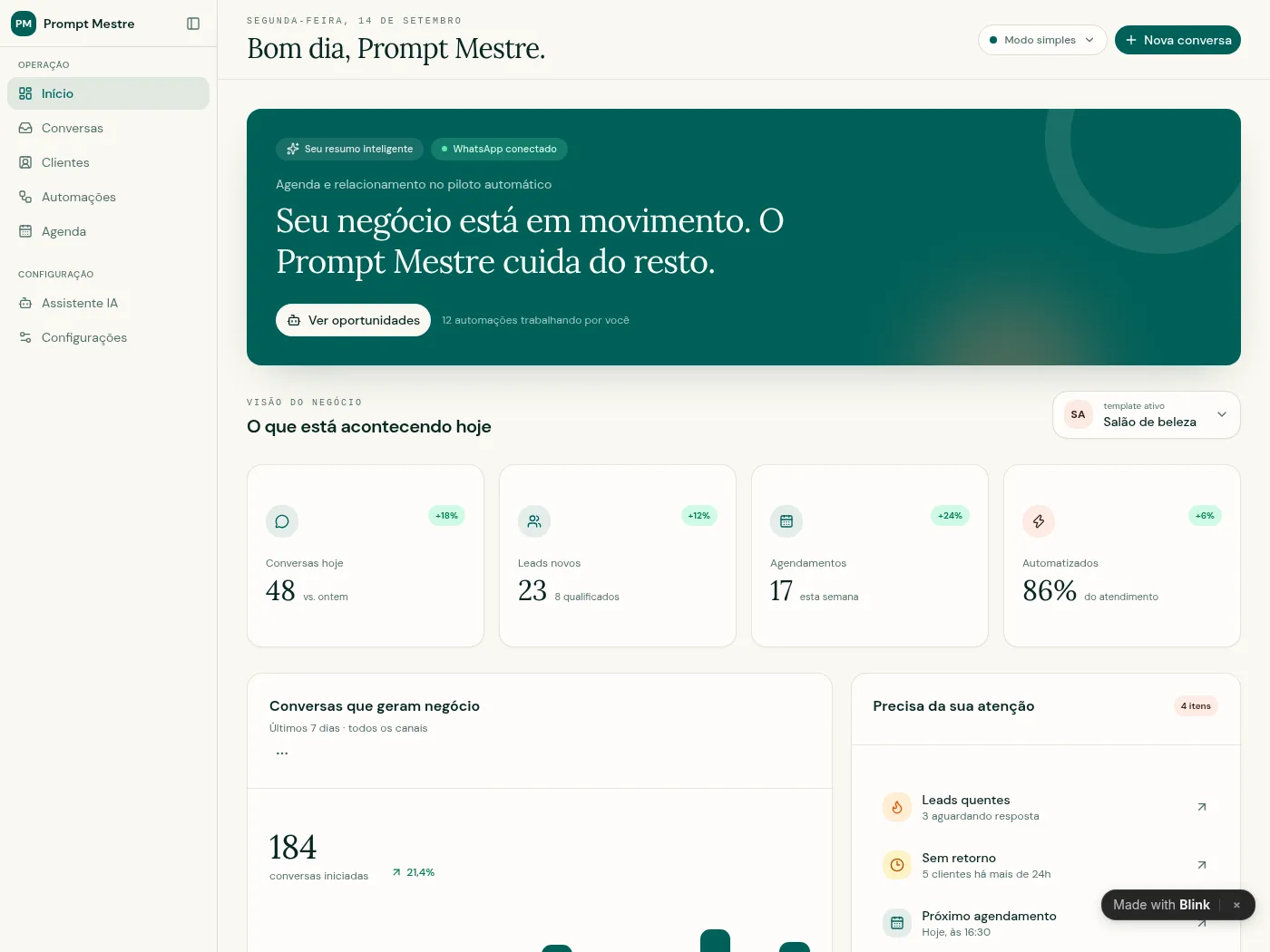 Prompt Mestre Automation