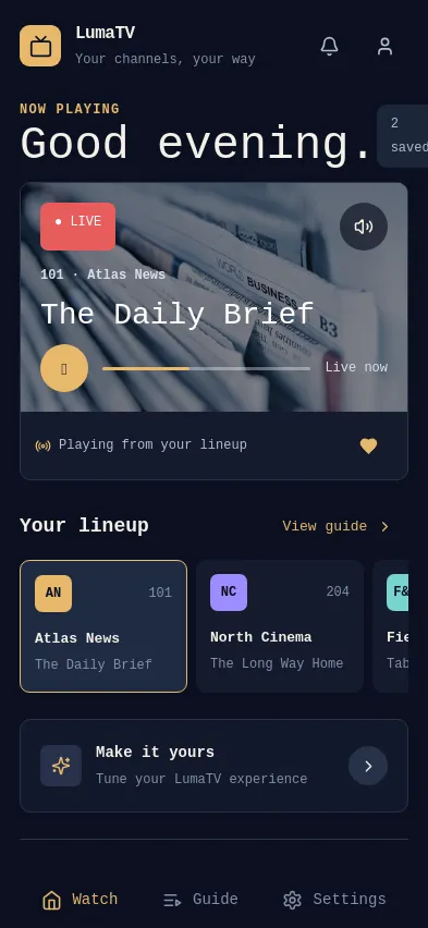 Custom IPTV for iOS
