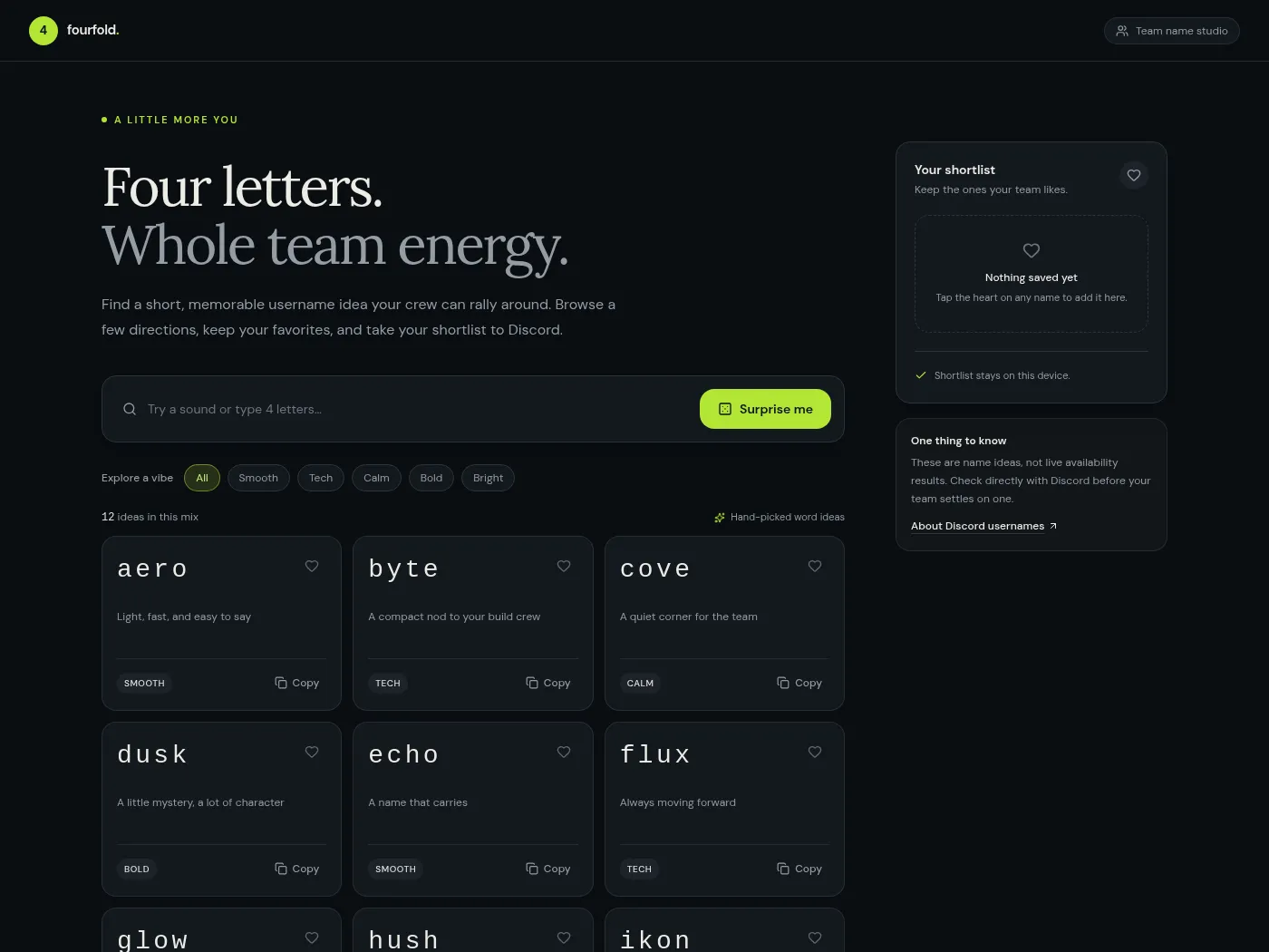 Discord Name Finder
