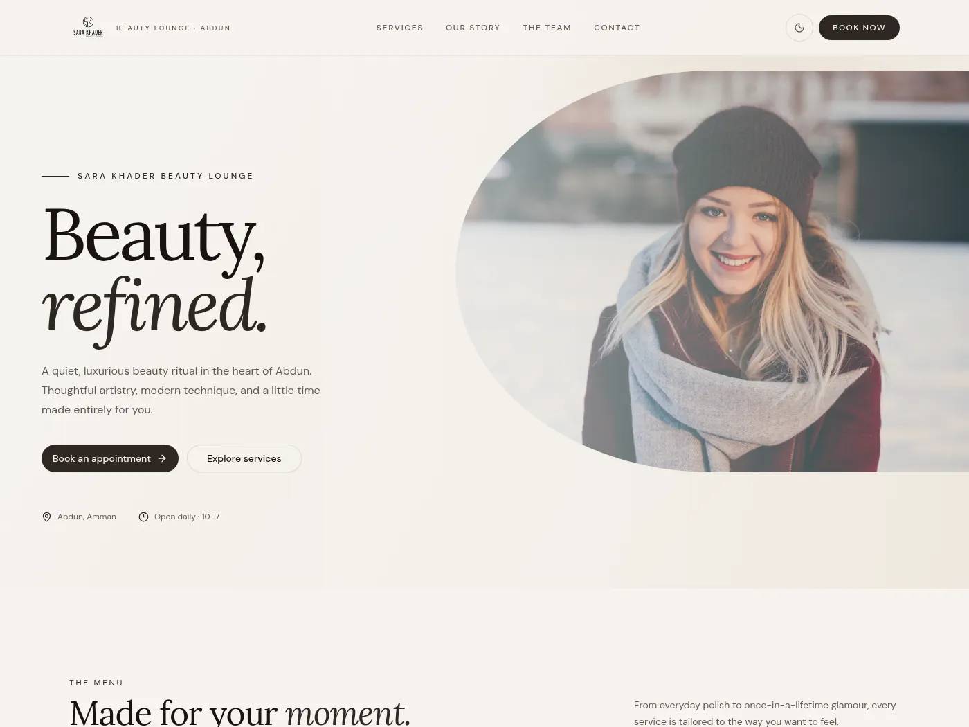 Sara Khader Beauty Site