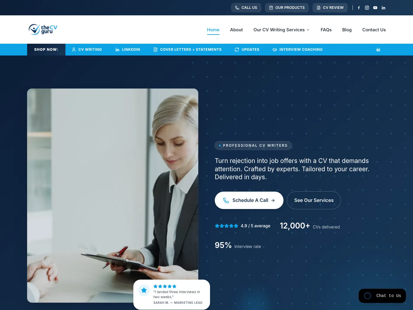 The CV Guru Website
