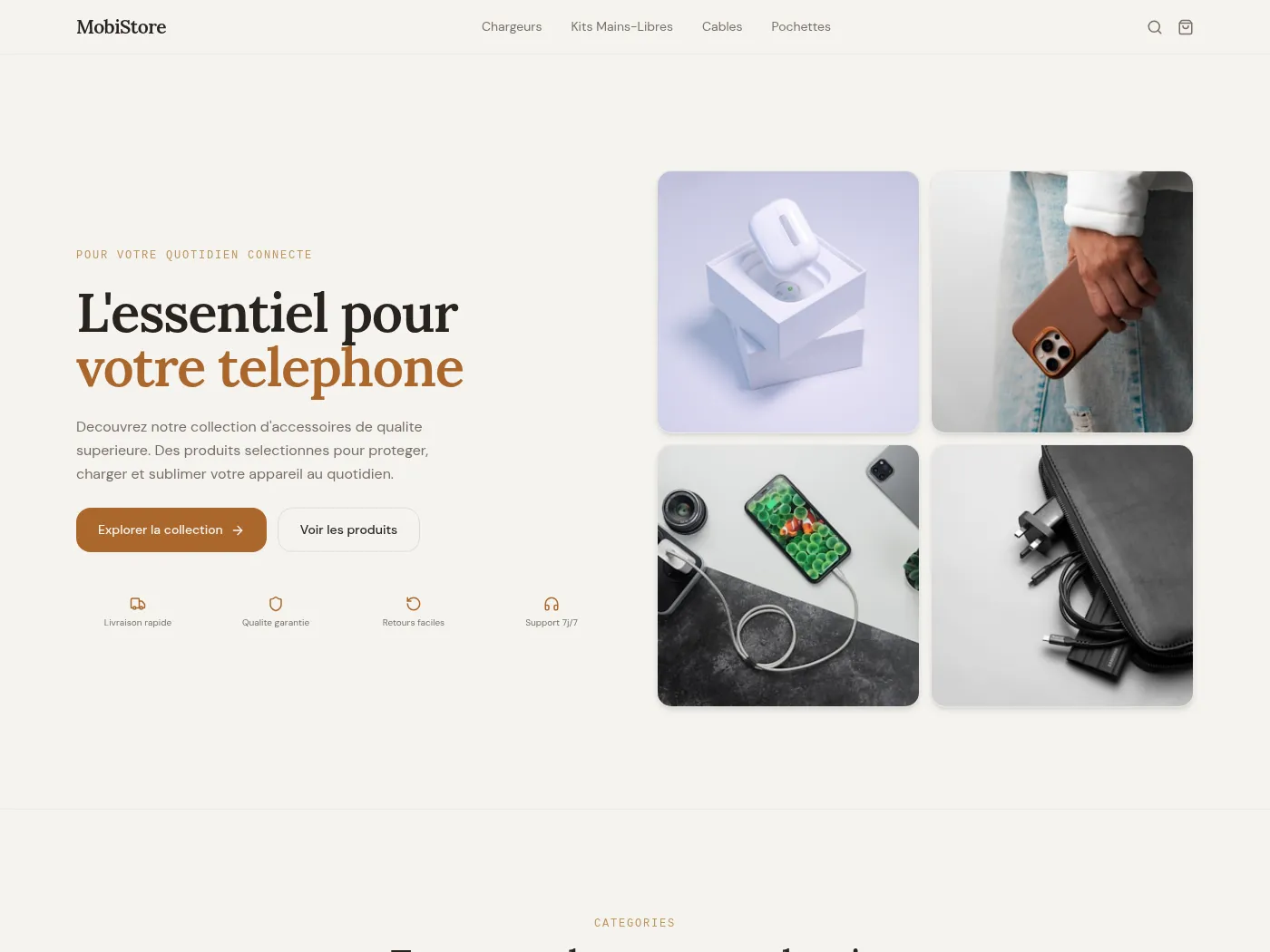 Mobile Accessory Shop