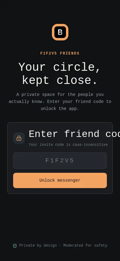 F1F2V5 Friends Messenger