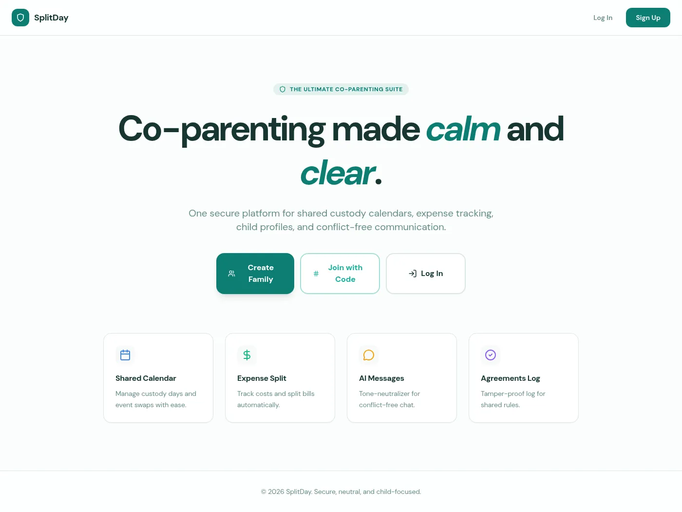 SplitDay Parenting Suite