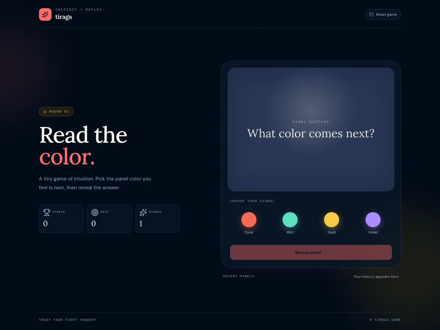 Tiraga Color Predictor
