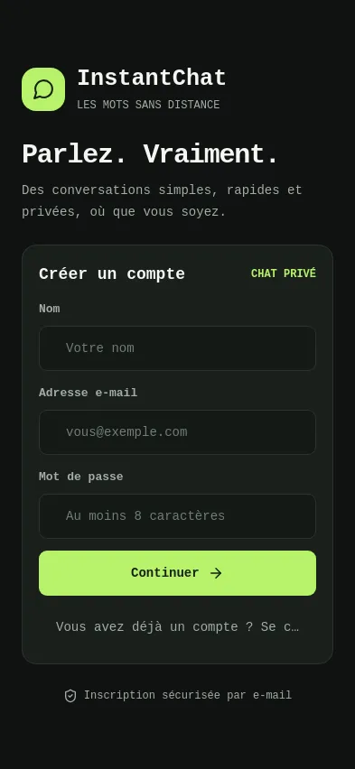 InstantChat Mobile