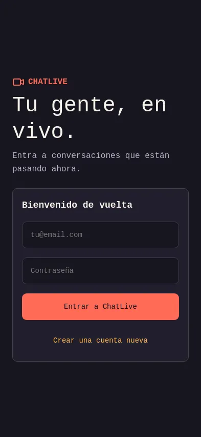 ChatLive Móvil