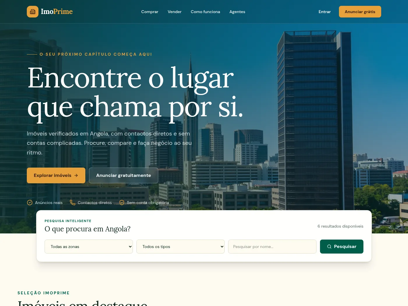 ImoPrime Angola Site