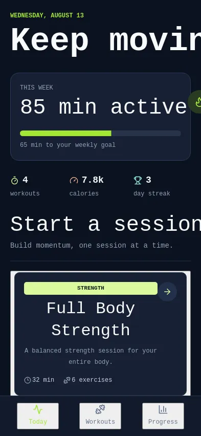 FitTrack Mobile