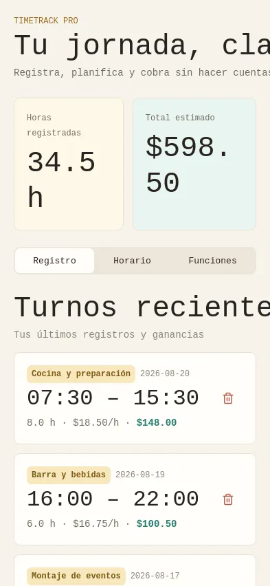 TimeTrack Pro