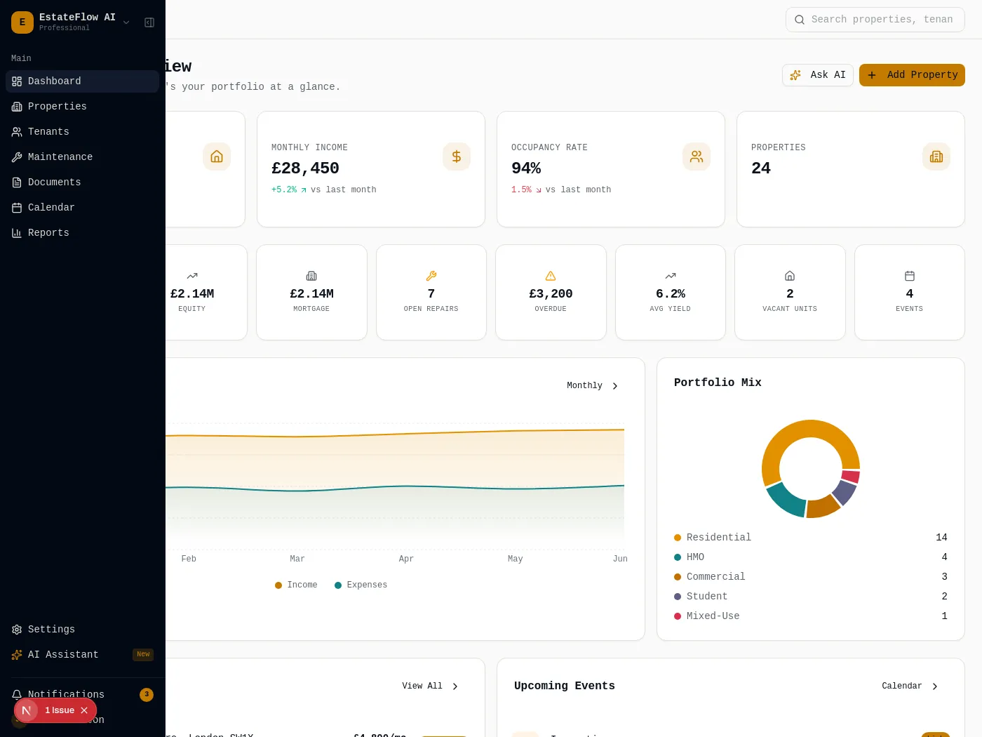 EstateFlow AI Platform