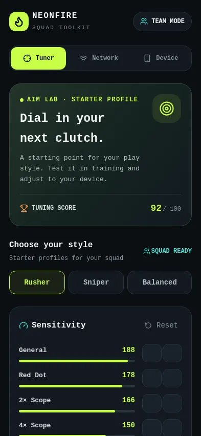 NeonFire Gamer Toolkit