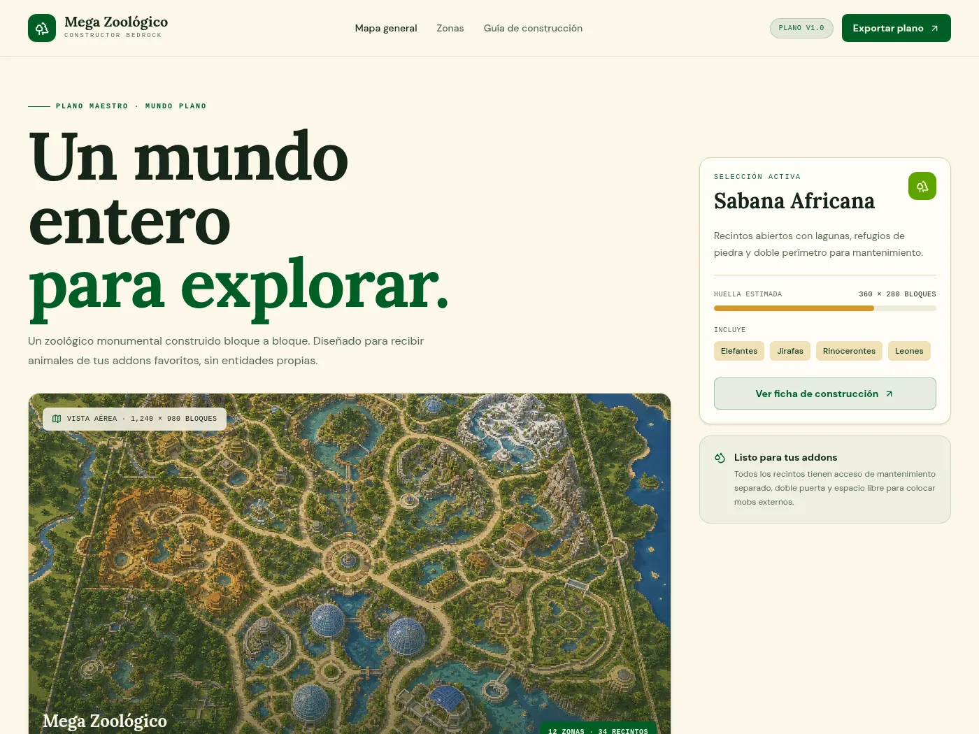 Mega Zoológico Map