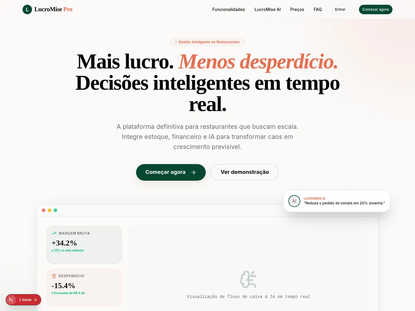 LucroMise Pro SaaS ERP
