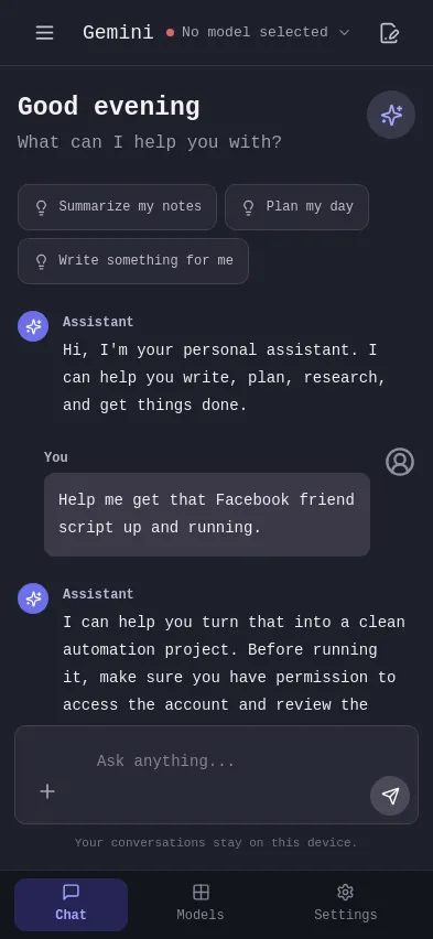 Gemini Mobile Assistant
