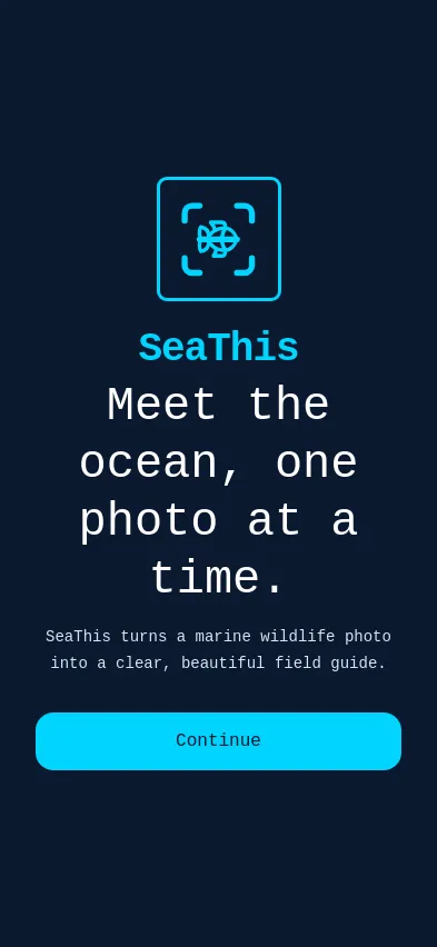 SeaThis Marine ID App