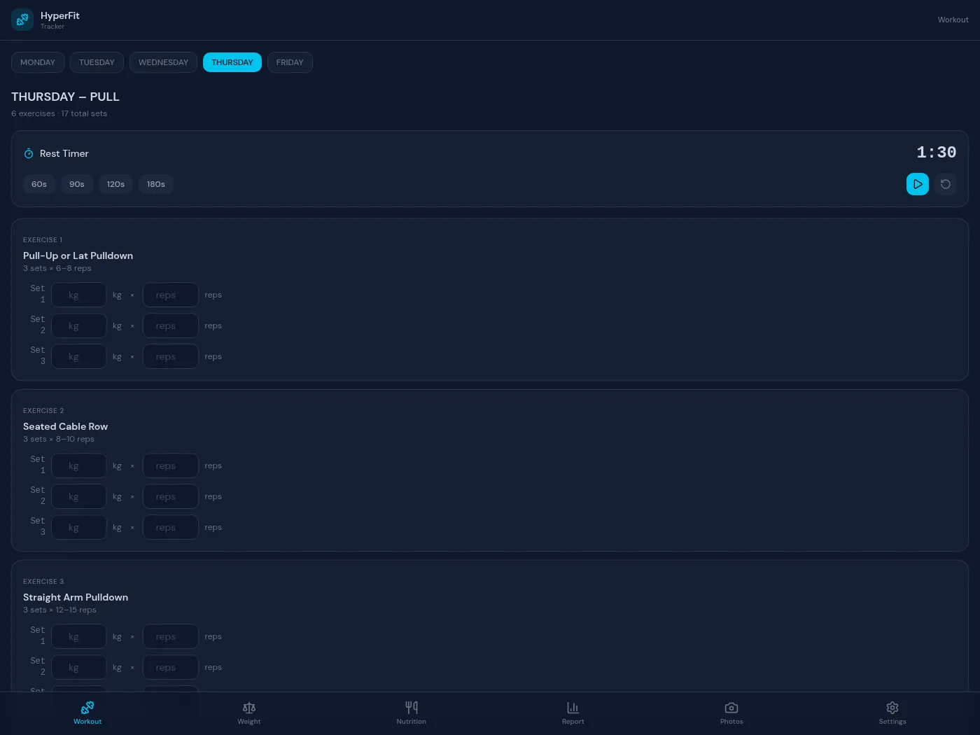 HyperFit Tracker