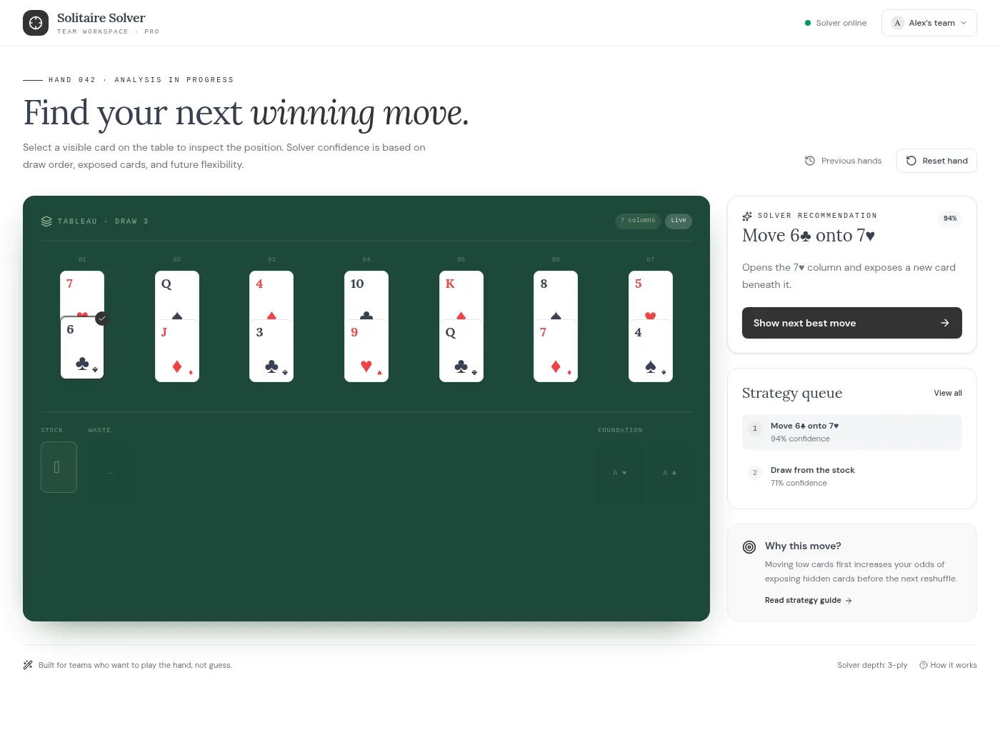 Solitaire Solver Pro