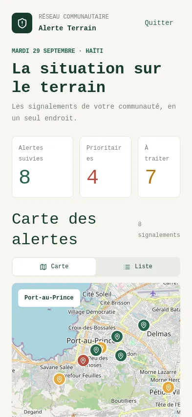 Alerte Communautaire Mobile