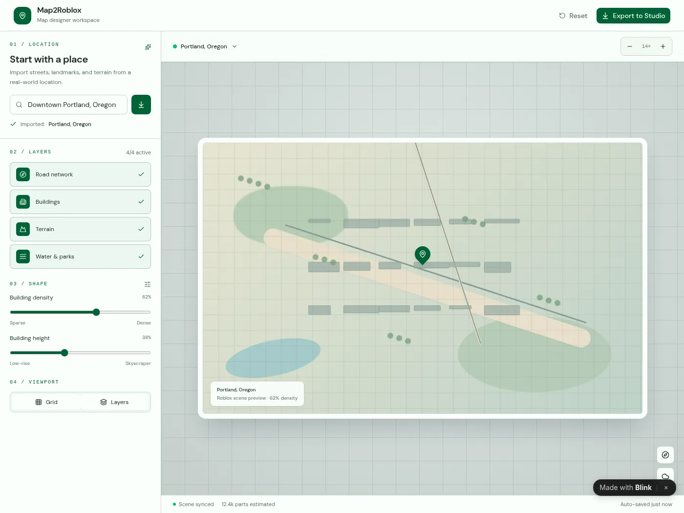 Map2Roblox AI Designer