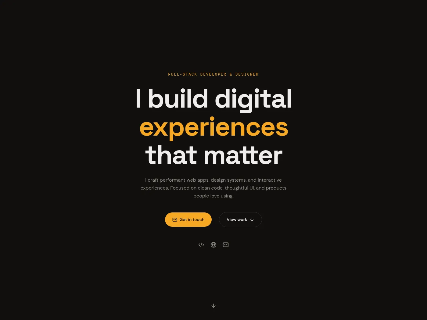 Stellar Portfolio Site