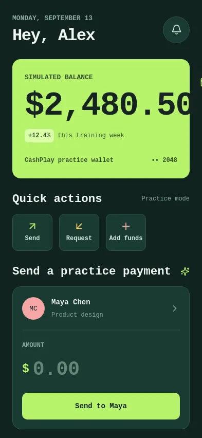 CashPlay Sim App