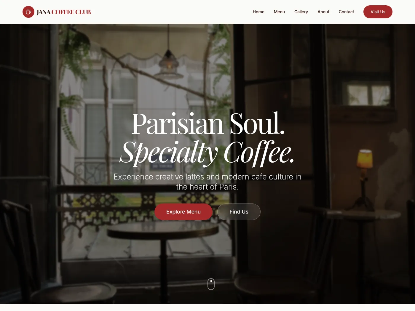 JANA Coffee Club Site
