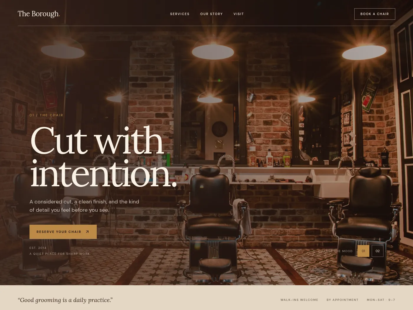 Barbershop Web Presence