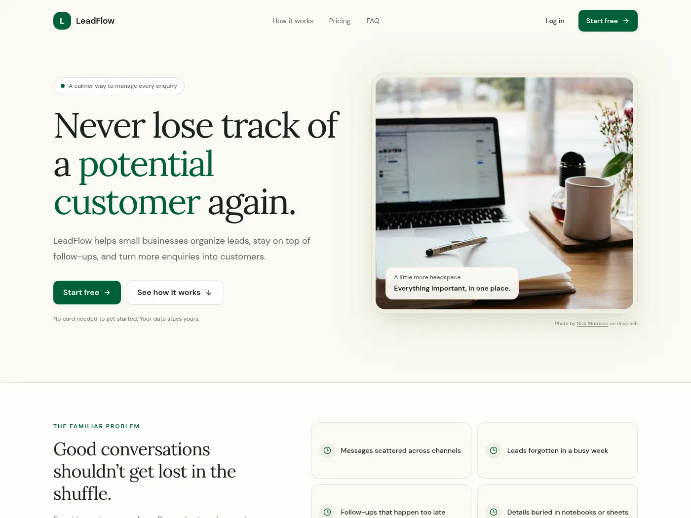 LeadFlow SaaS CRM