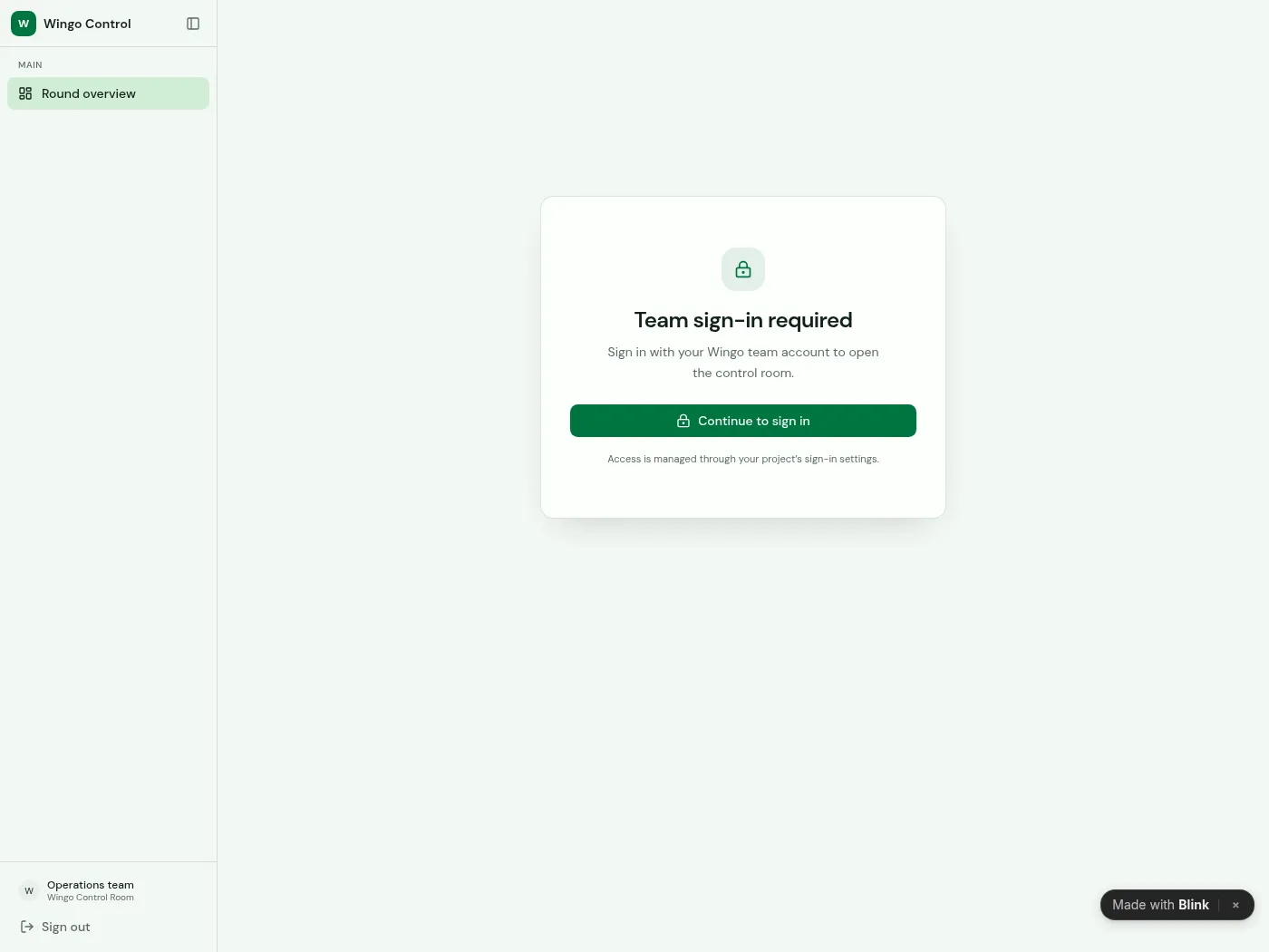 Wingo Admin Panel