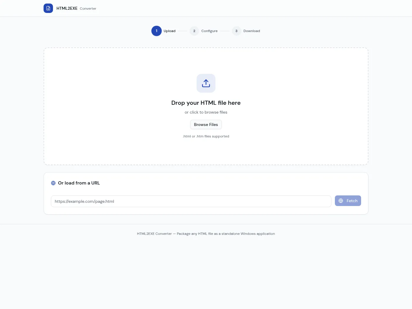 HTML2EXE Converter