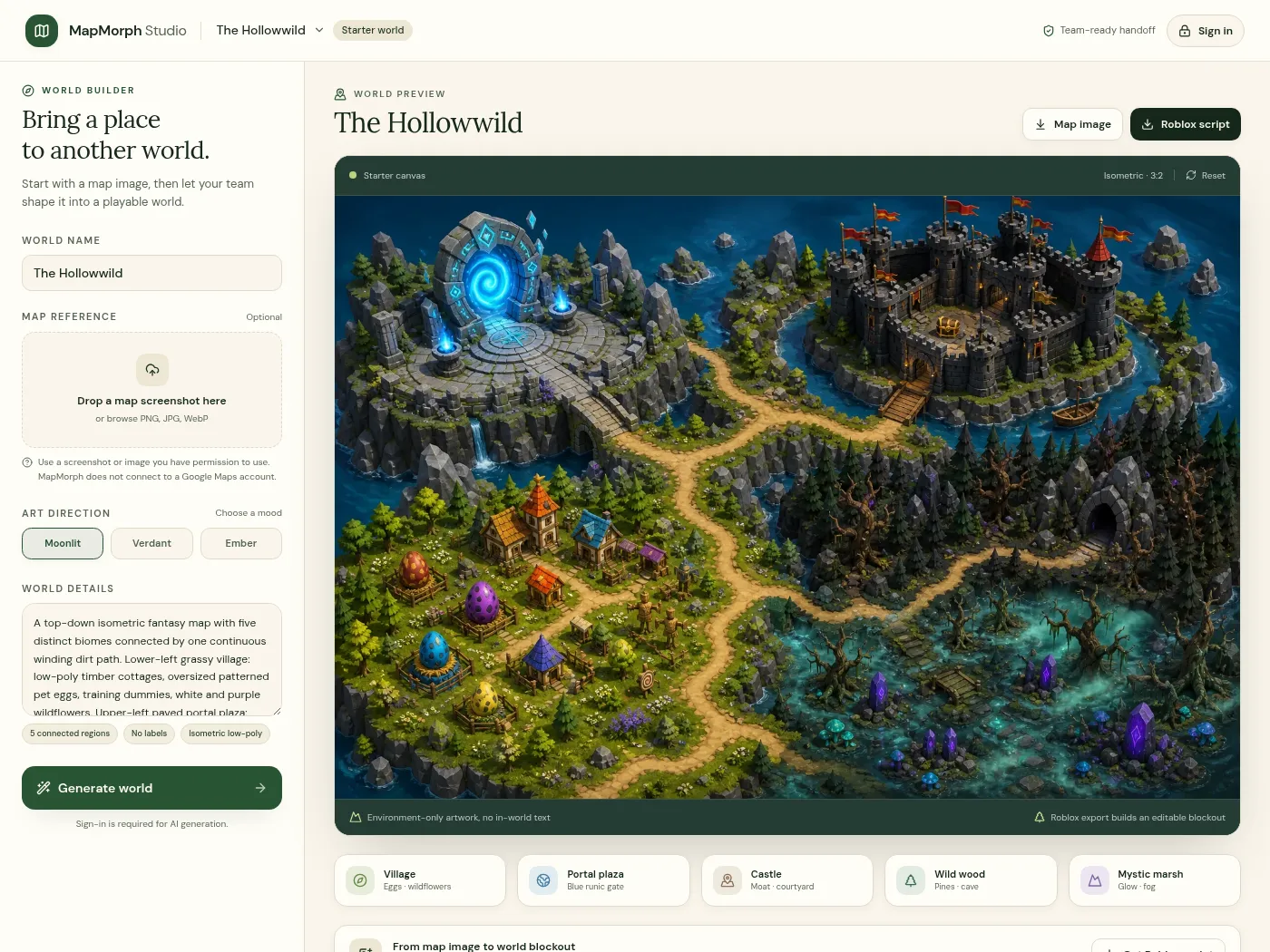 MapMorph AI Game Mapper