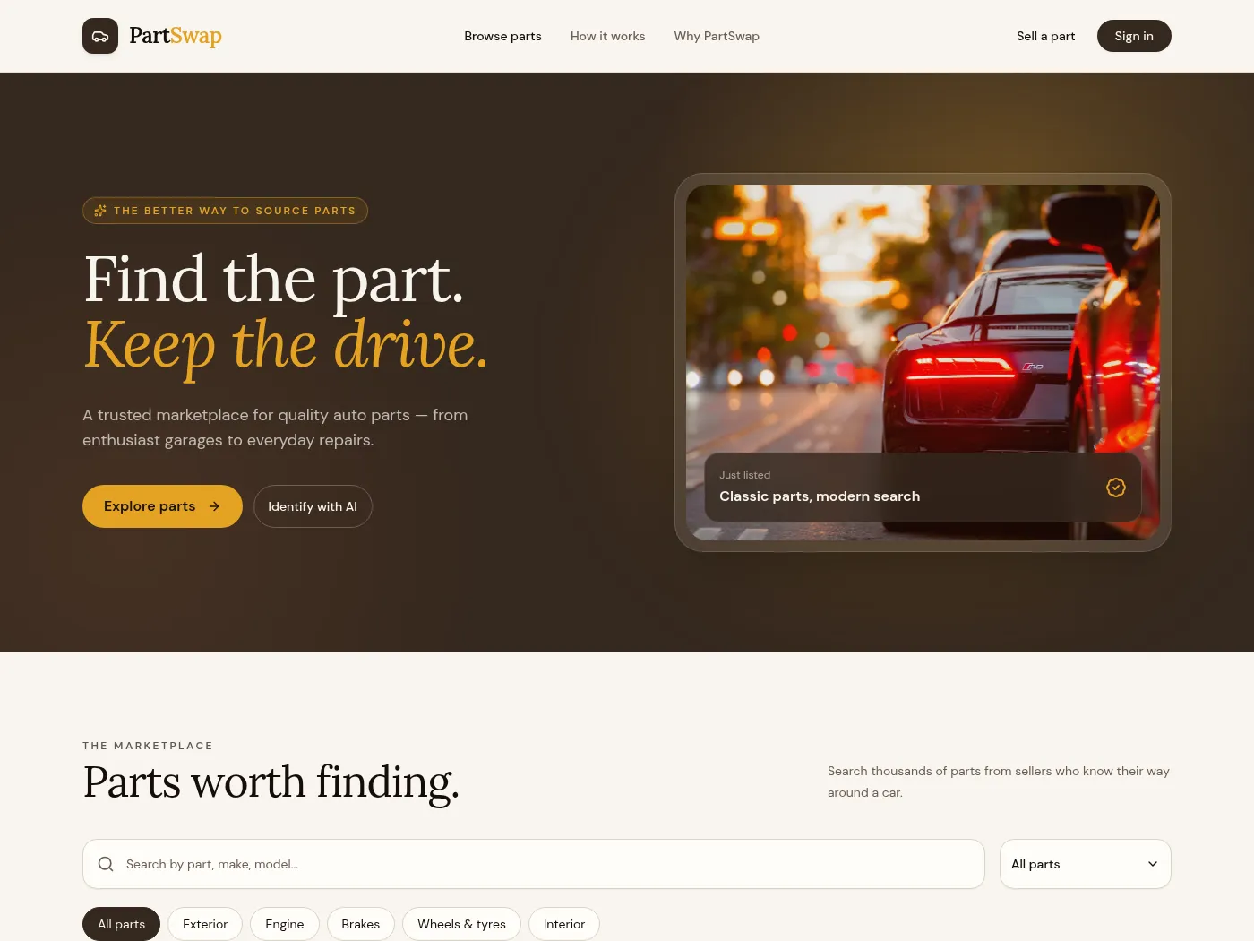 PartSwap Marketplace