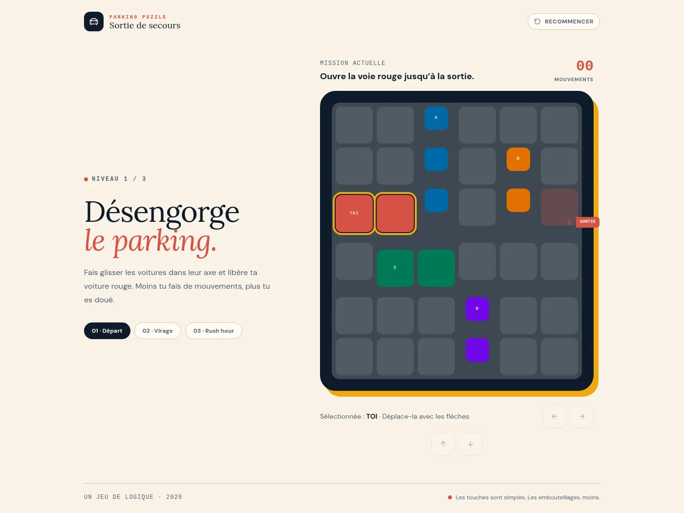 Parking Puzzle Game