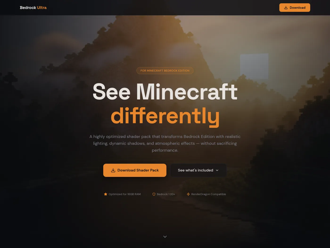 Bedrock Ultra Shader