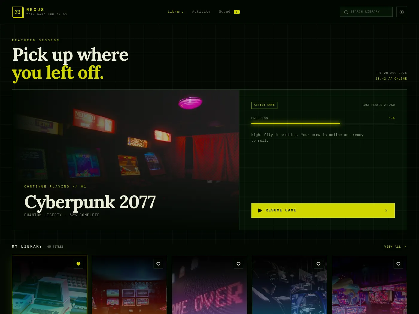 Retro Game Hub