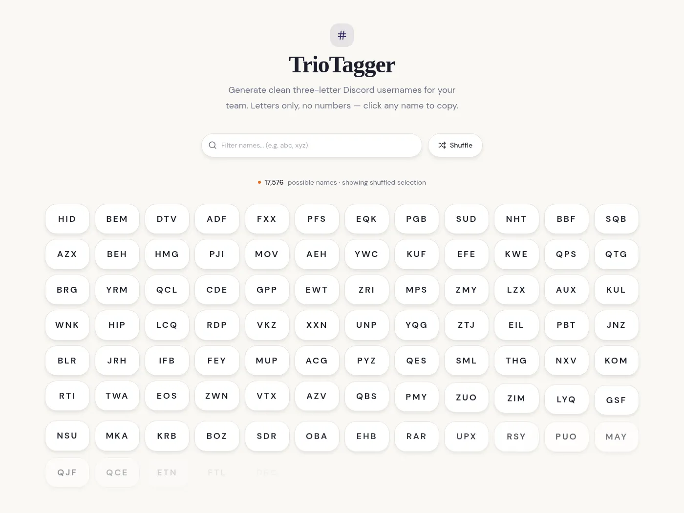 TrioTagger