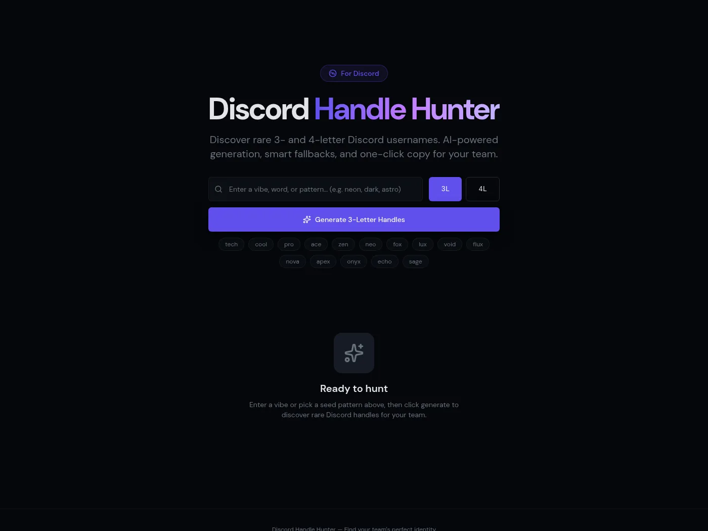 Discord Handle Hunter